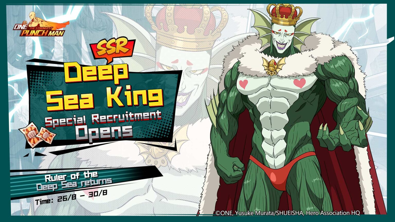Deep Sea King Rate-Up (Aug 2021) - One Punch Man: The Strongest Tips